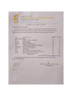 Upload a PDF File Containing Your Grade Records as Described in the Requirements Above. Your ...