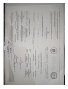 Upload a PDF File Containing Your Grade Records as Described in the Requirements Above. Your ...