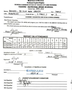 Upload a PDF File Containing Your Grade Records as Described in the Requirements Above. Your ...